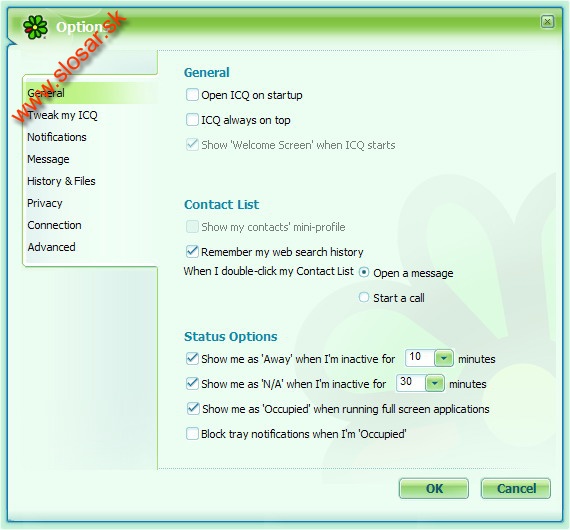 Screenshoty a download ICQ 6 Preview | Peter Šlosar blog